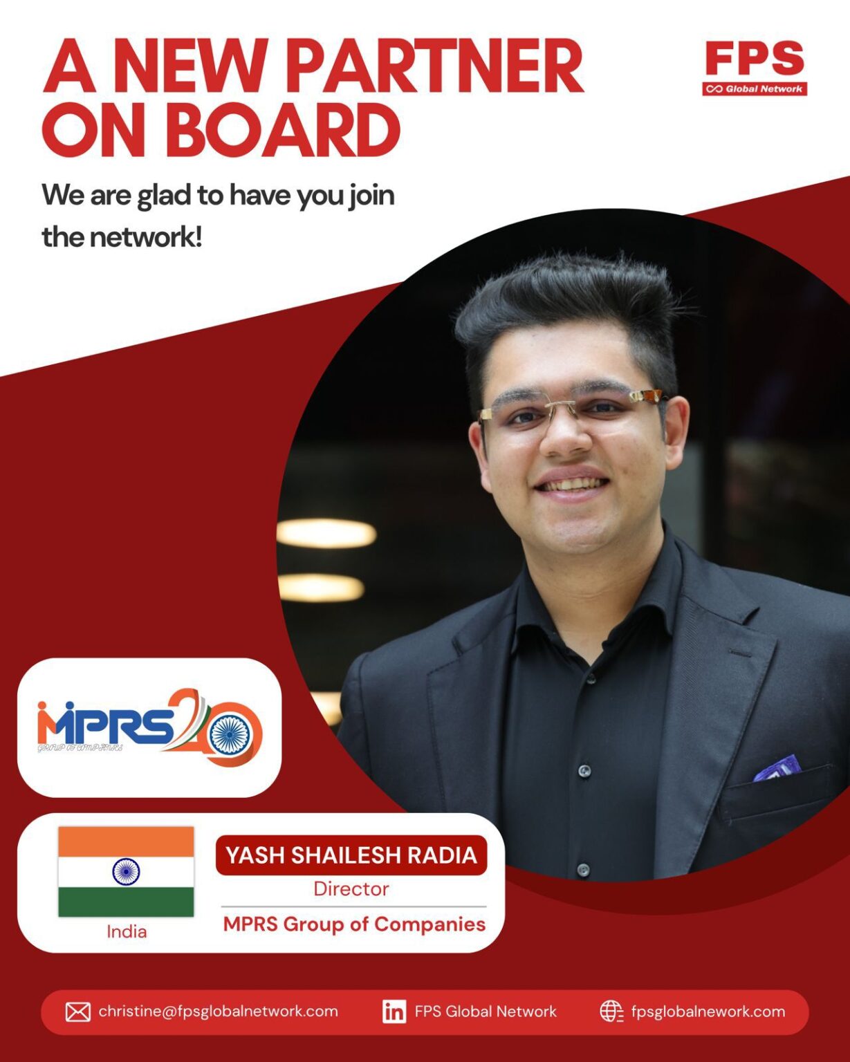 🌍 Welcome MPRS Shipping & Logistics Pvt. Ltd. 🇮🇳 to FPS Global Network ...